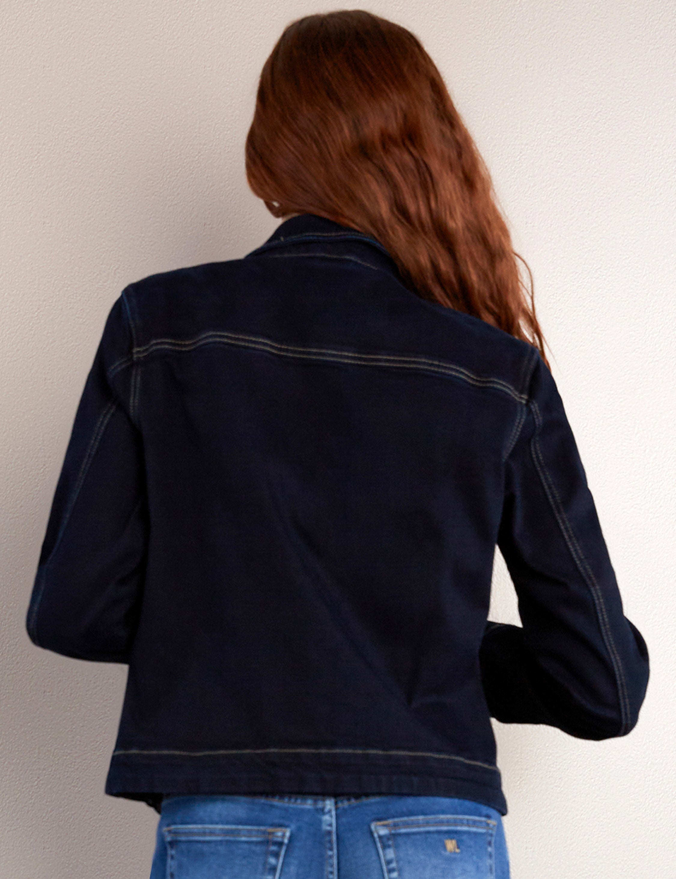 Women’s Tab Pocket Cropped Jean Jacket – Billy T – billytshop