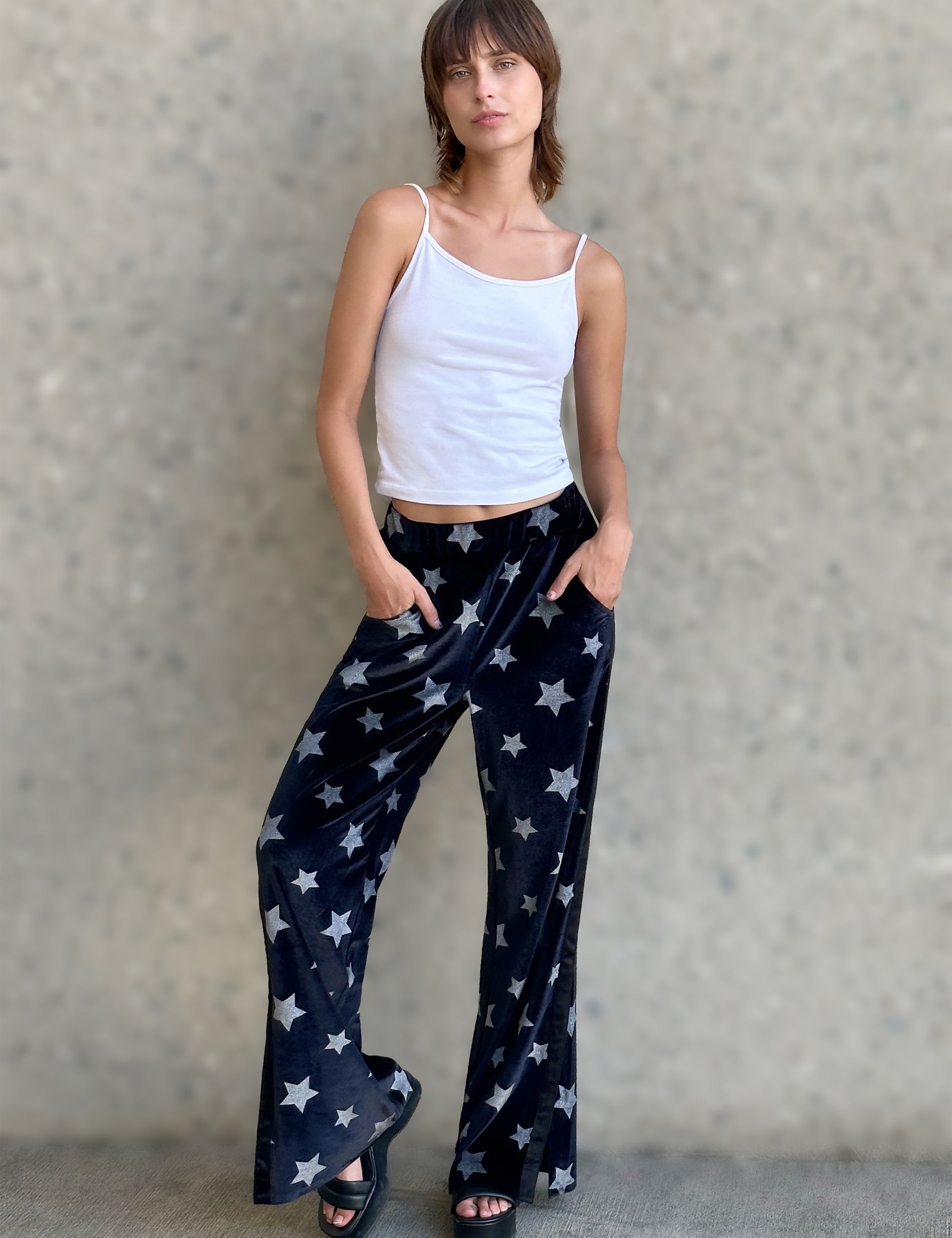 Velvet Galaxy Stars Pants – billytshop