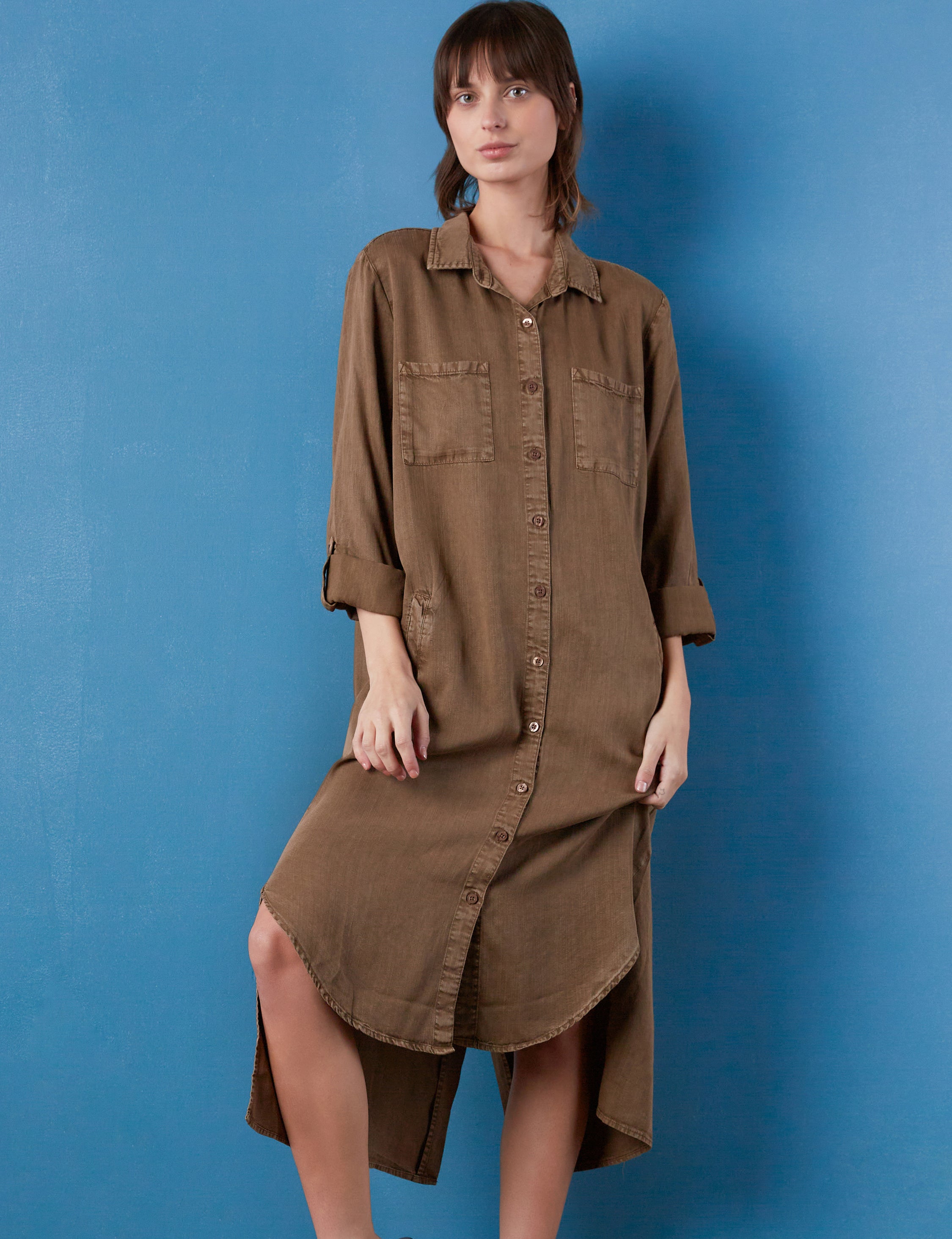 Women’s Chill Out Button Front Shirtdress – Billy T – billytshop