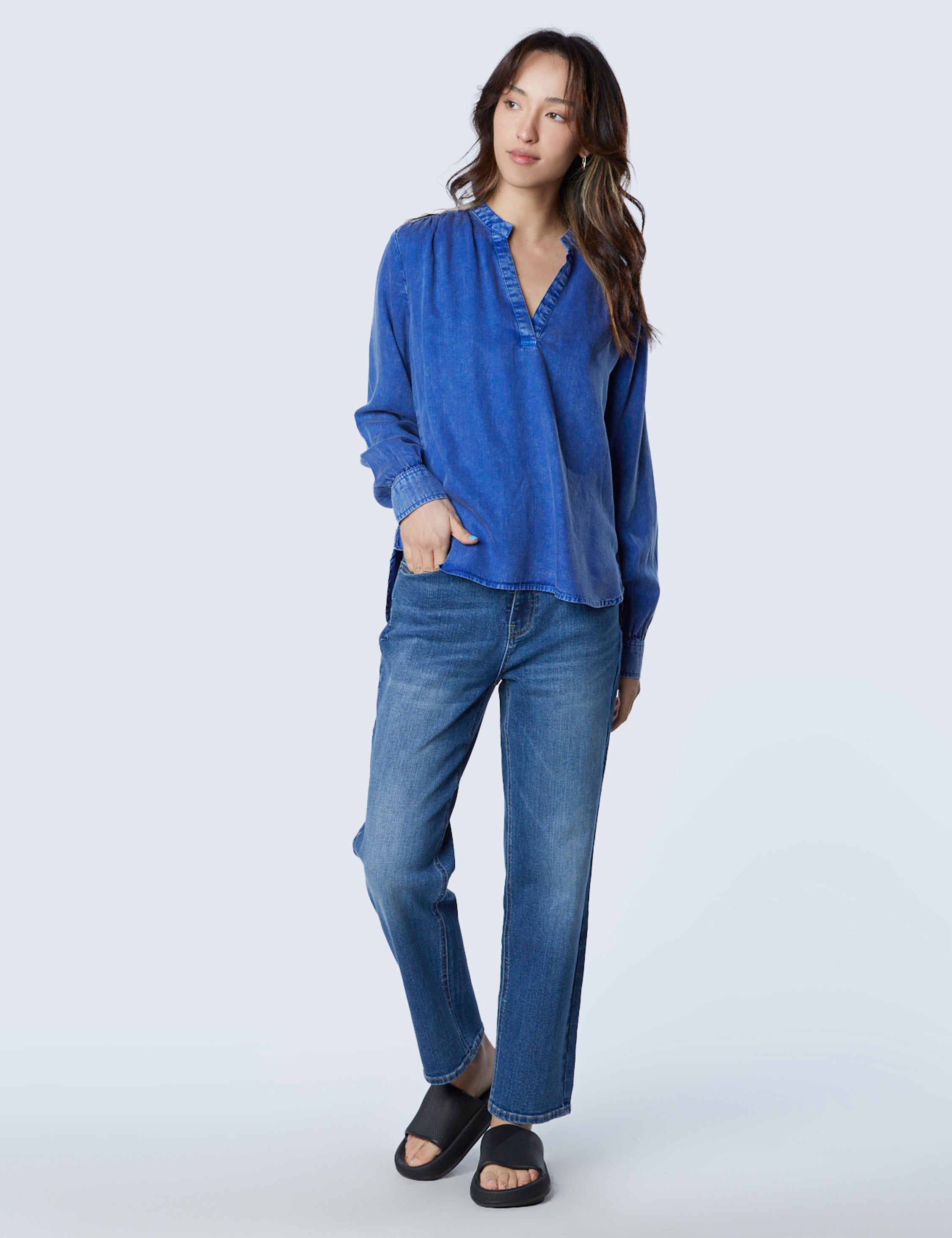 Women’s Mineral Cobalt Blue Top – Billy T – billytshop